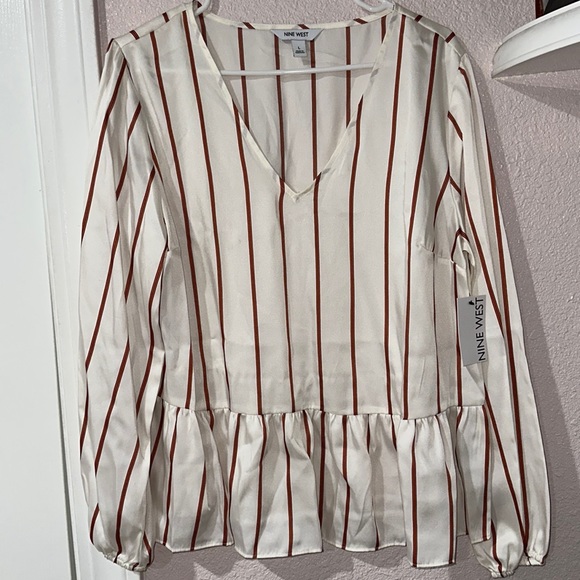 Nine West | Tops | New Ninewest Satin Blouse | Poshmark